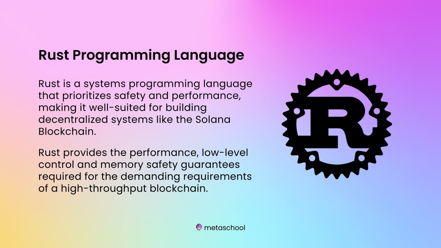 Full Guide to Rust | Smart Contract Programming Language | Metaschool