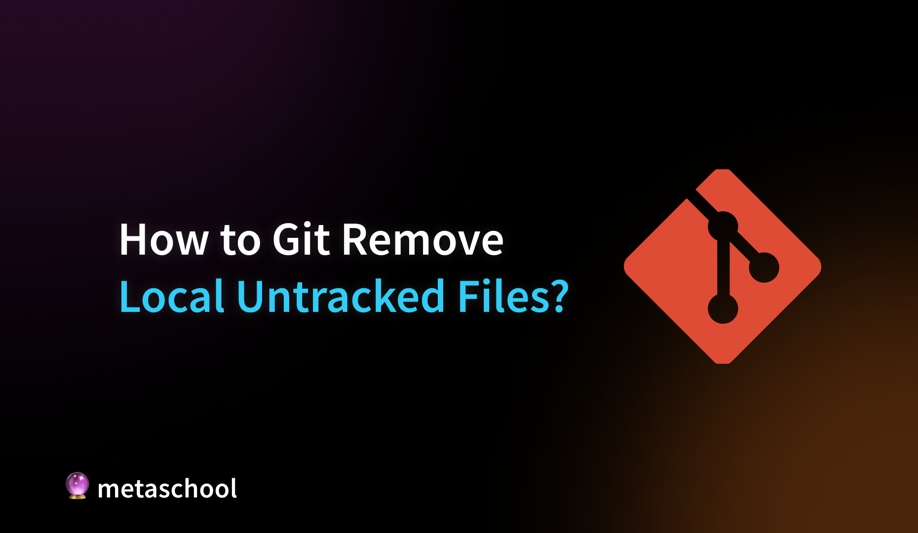 How to Remove Untracked Files from Git?