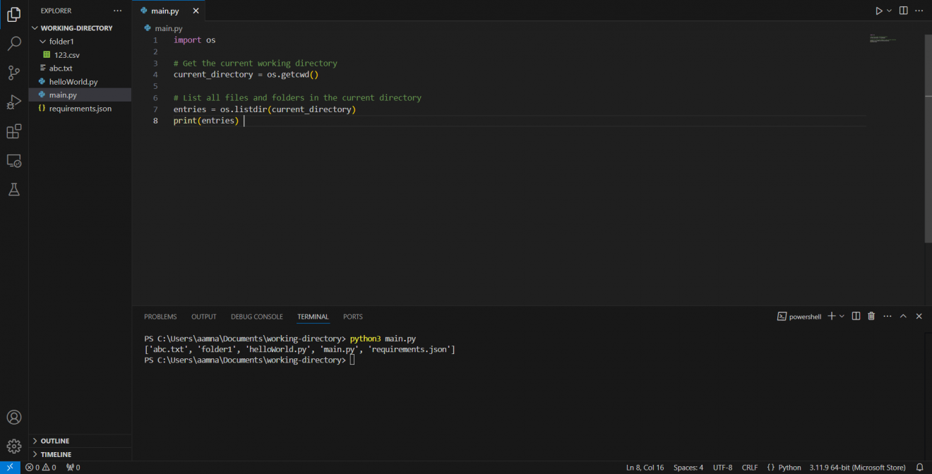 How to check if a file exists in Python?