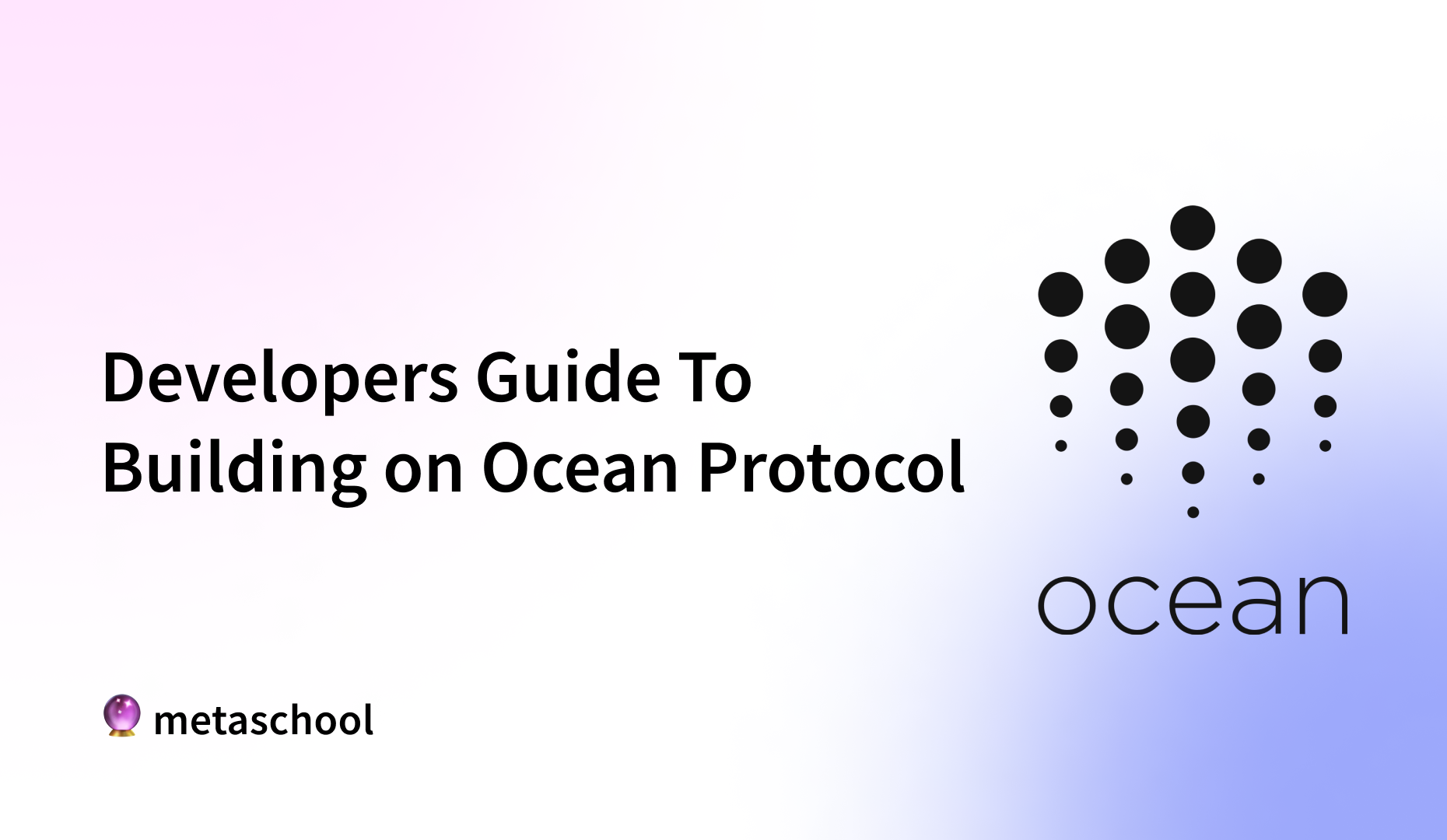 Building on Ocean Protocol - A Developer's Guide
