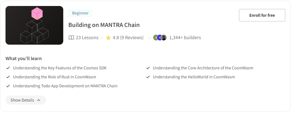 Mantra Chain Developer Guide — Get Started With Building on Mantra